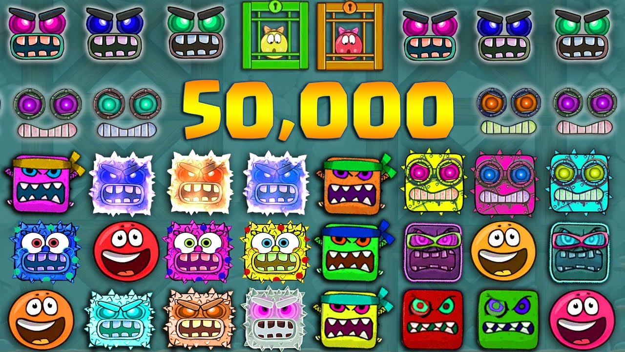 RED BALL 4 - "50000 BOSSES" of All Volumes Ultimate Fusion Battle 50000 ...