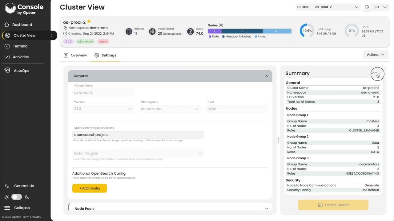 How to Upgrade Elasticsearch & OpenSearch Versions with the Opster Management Console (OMC ...