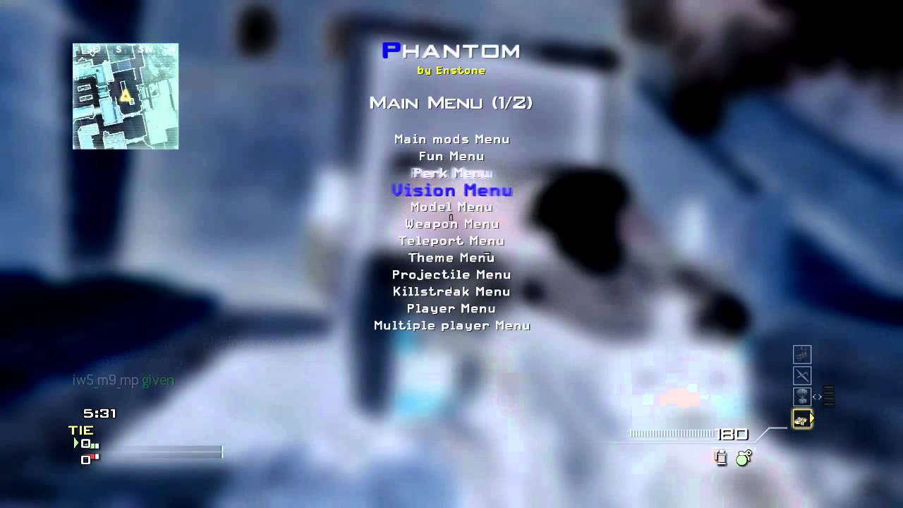 Phantom v1.01 RTM Mod Menu For MW3 + Download (1.24) - YouTube