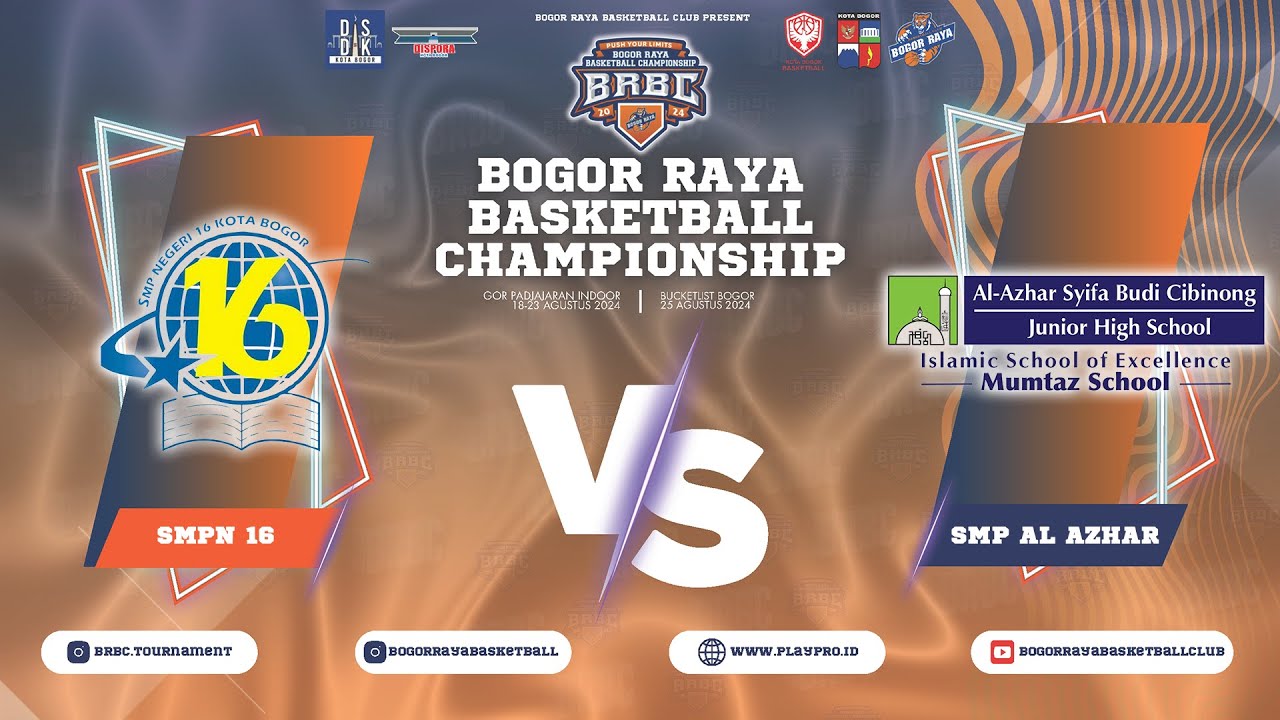 SMPN 16 BOGOR vs SMP AL AZHAR (SMP PUTRA) | BRBC 2024 - YouTube