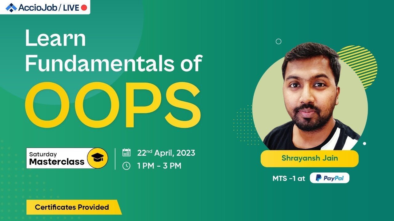 Learn Fundamentals Of Oops Coding Masterclass Part 2 Youtube 0216