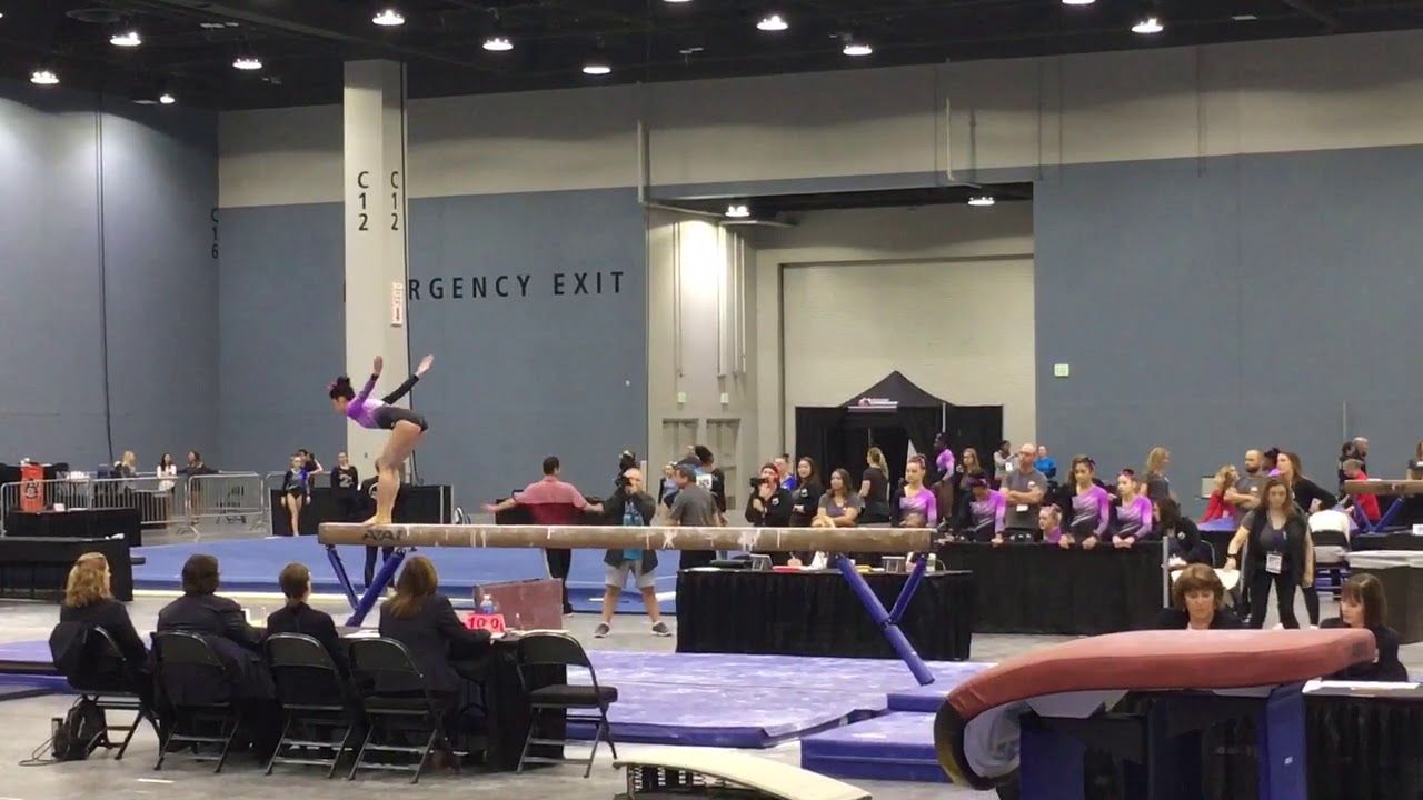 Amelia Knotts, Class of 2021, Beam, Level 10 JO Nationals 051318 - YouTube
