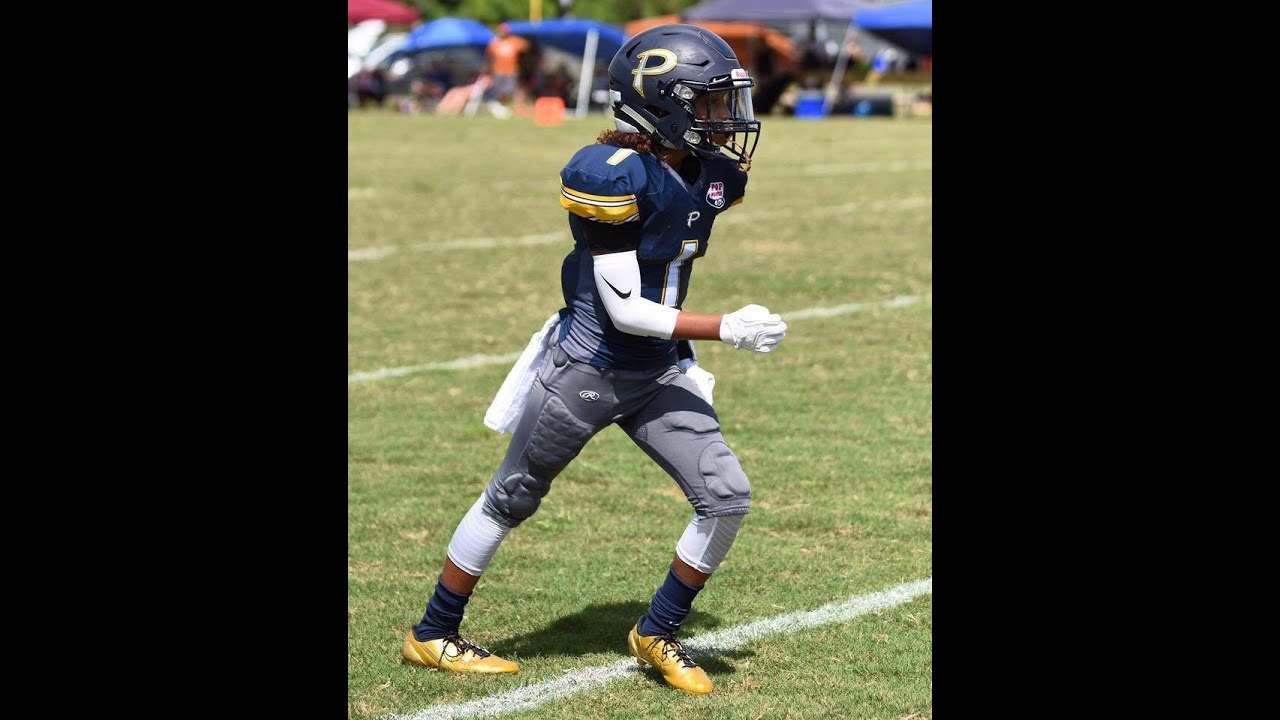 Bryce Battle #1 WR Crackback Block - YouTube