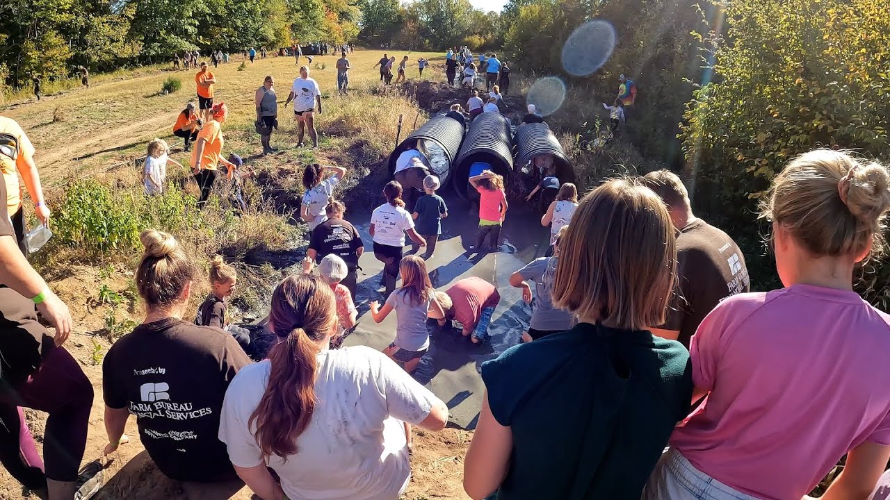 Mud Run at Girl Scouts Camp Sacajawea - YouTube
