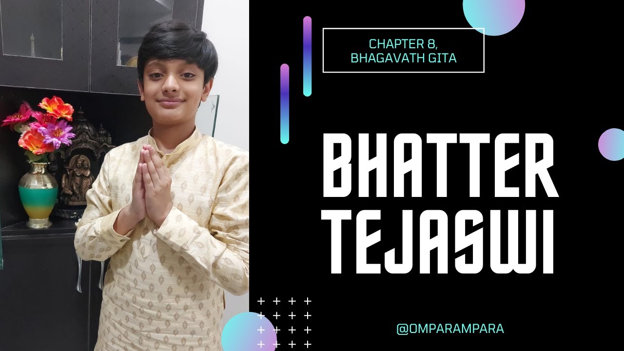 Bhagavath Gita | Chapter 8 | Bhatter Tejaswi Acharya | OM Parampara - YouTube
