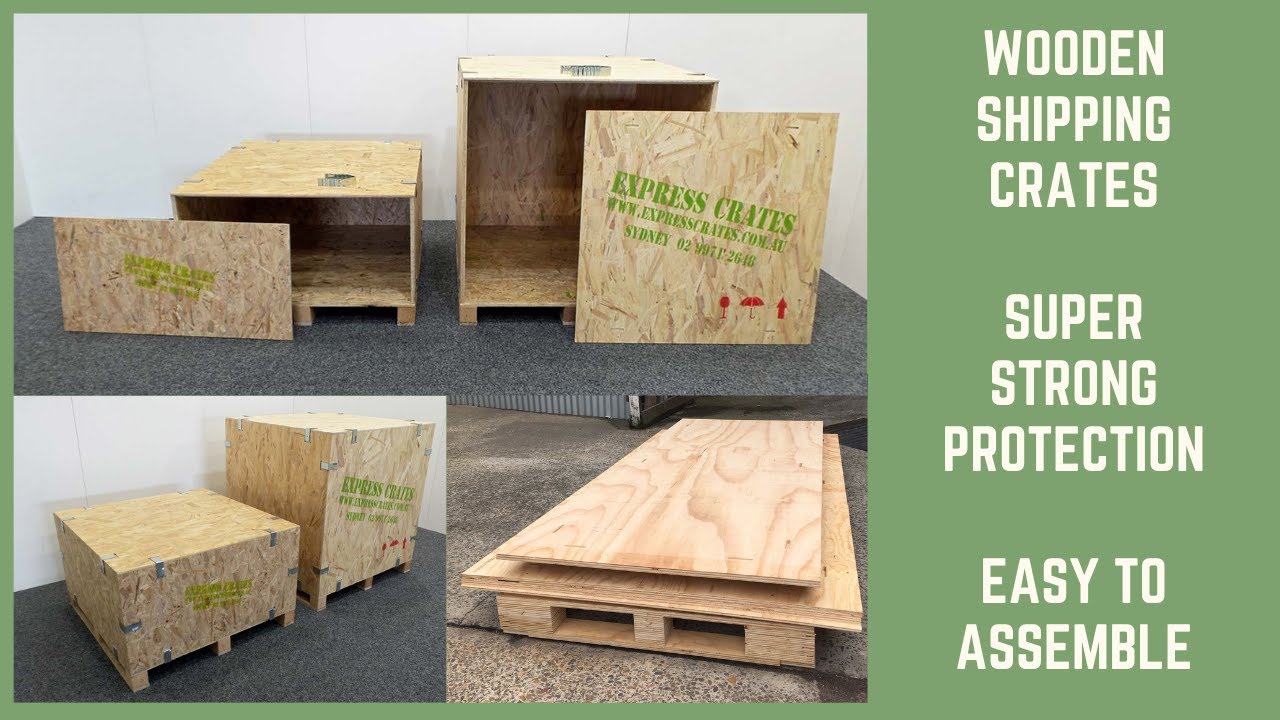 Custom Wooden Shipping Crates & Freight Boxes - YouTube