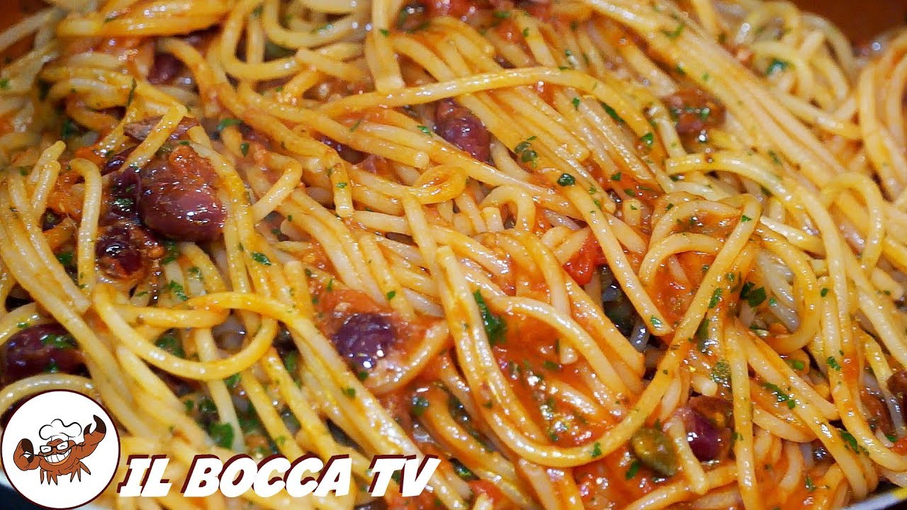 297 - Spaghetti alla puttanesca...e l'estate è bella fresca! (primo ...