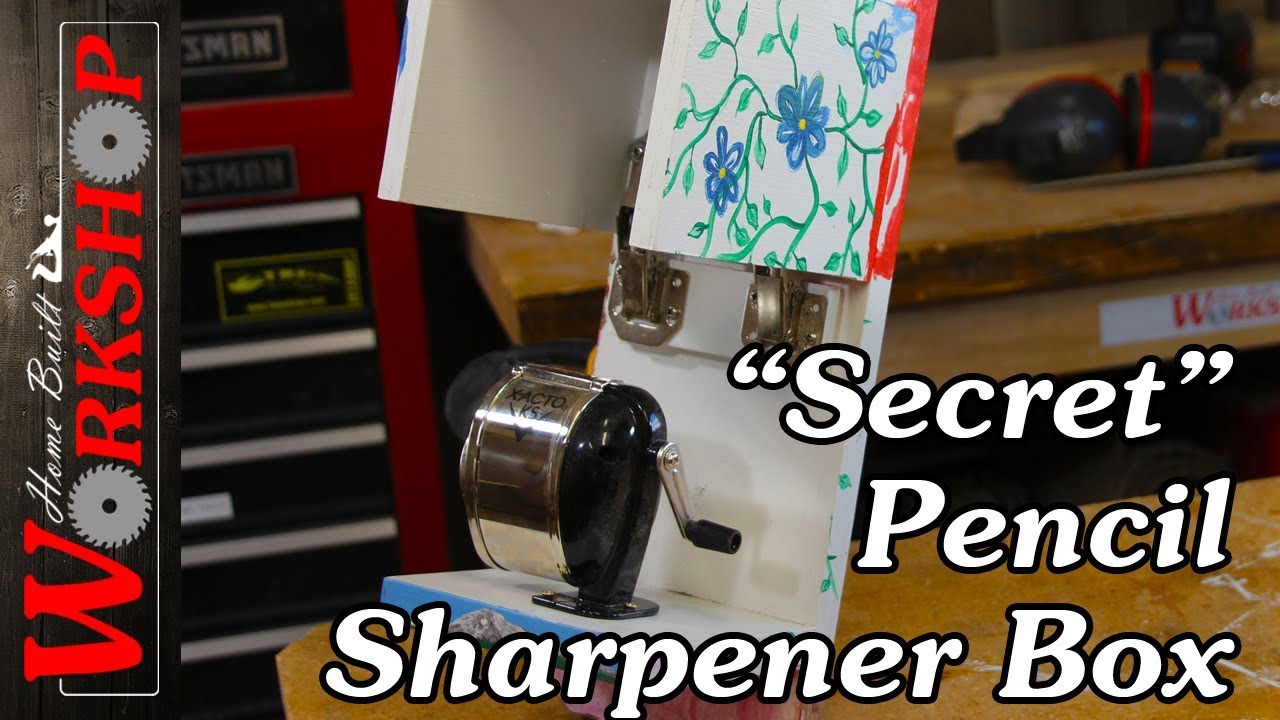 Make a "Secret" Pencil Sharpener Box | Hidden in Plain Sight - YouTube