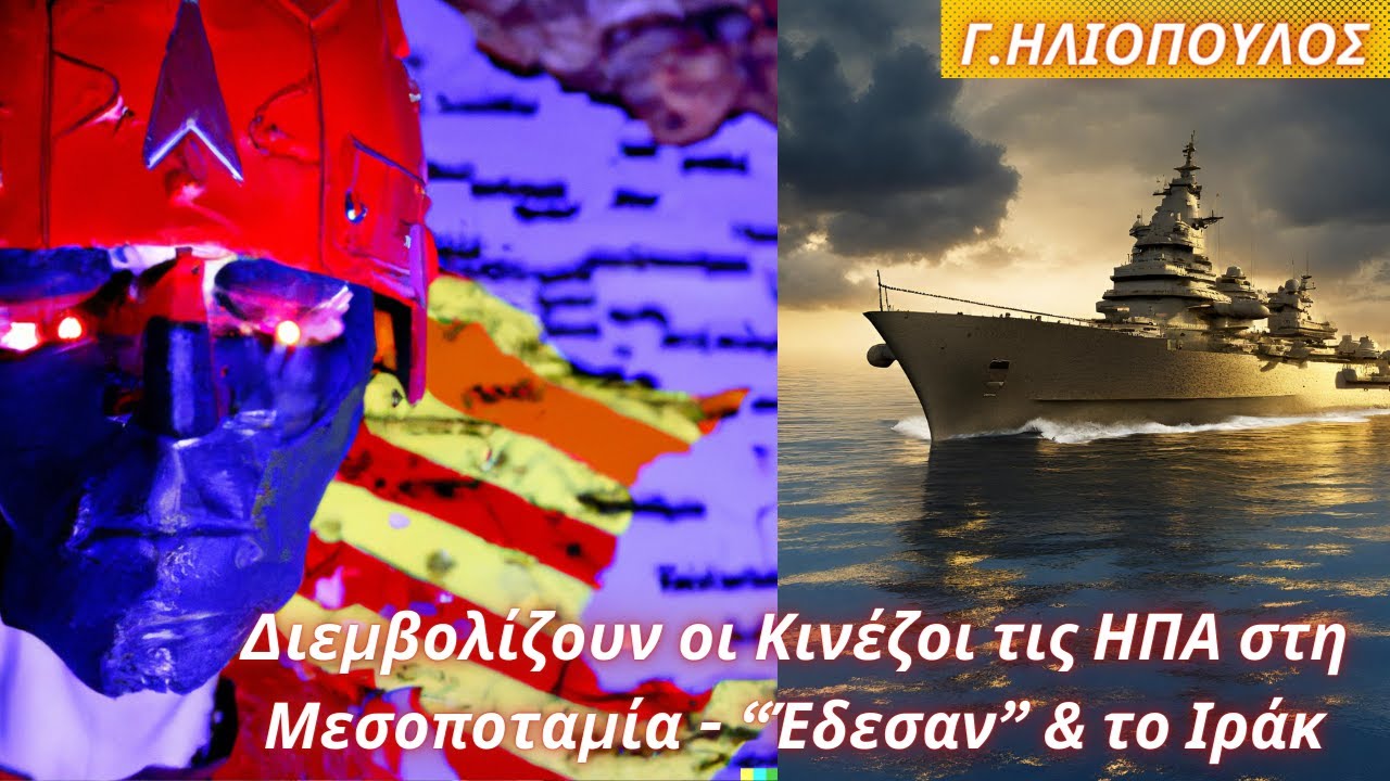 Γιώργος Ηλιόπουλος: Διεμβολίζουν οι Κινέζοι τις ΗΠΑ στη Μεσοποταμία ...