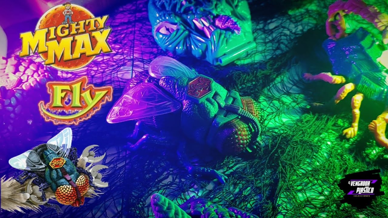 Mighty max zonas fatales ¡Mosca! (Squishes the fly) bluebird toys - YouTube