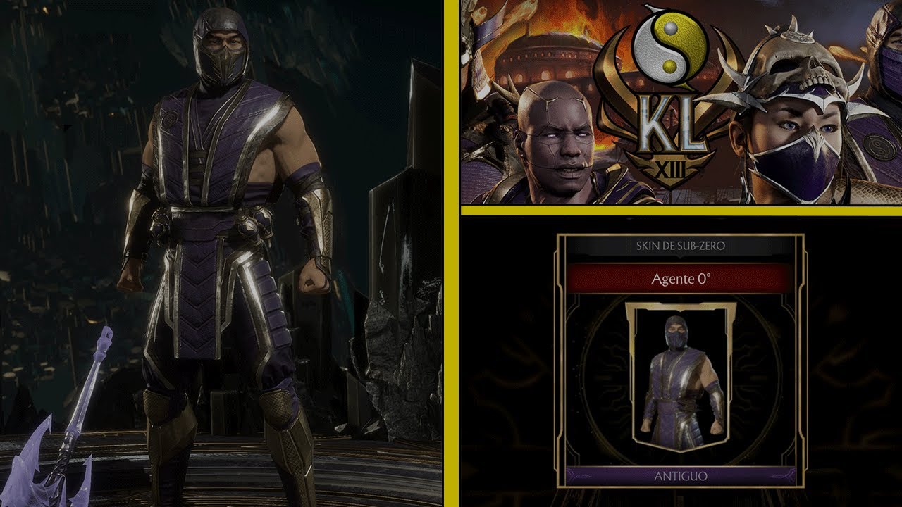 MK11 | Kombat League Skins | Sub Zero: Agente 0º | Temporada XIII - YouTube