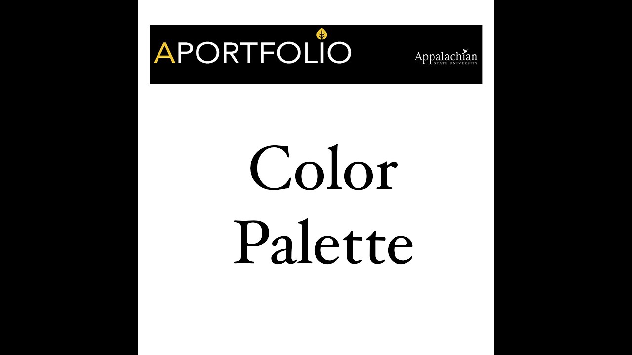 Color Palette - YouTube