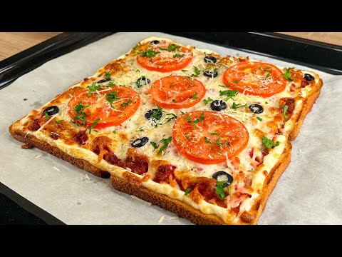 ❗️ Warum kannte ich dieses Rezept vorher nicht ?! Pizza aus Brot! Unglaublich lecker und schnell!