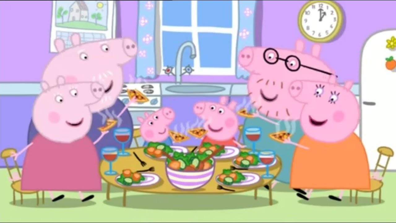 Peppa Pig Season 1 Episode 37 Lunch - Baby Peppa Pig Cartoon - YouTube