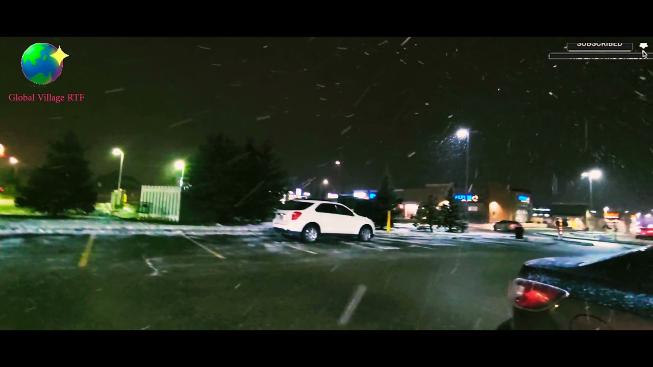 Night view of Snowfalling || Snowflakes|| Snow ||Winters ||Global ...