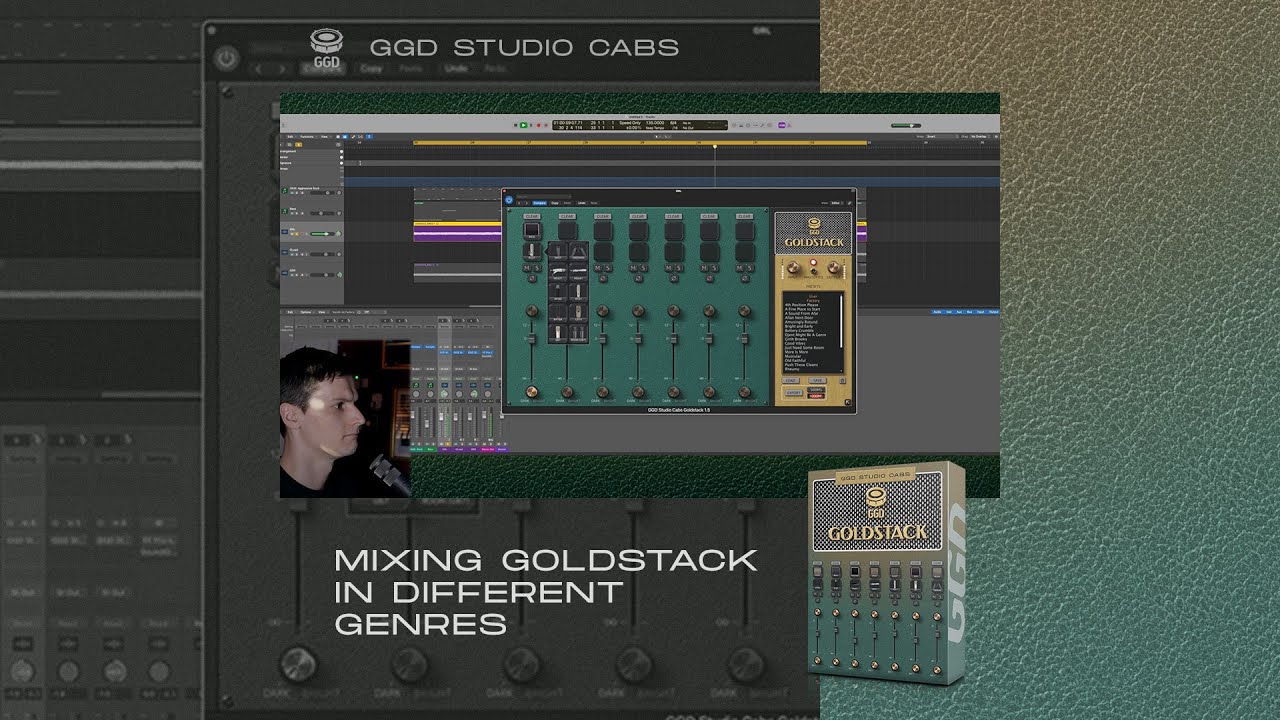 Mixing different genres with GGD Studio Cabs: Goldstack! - YouTube