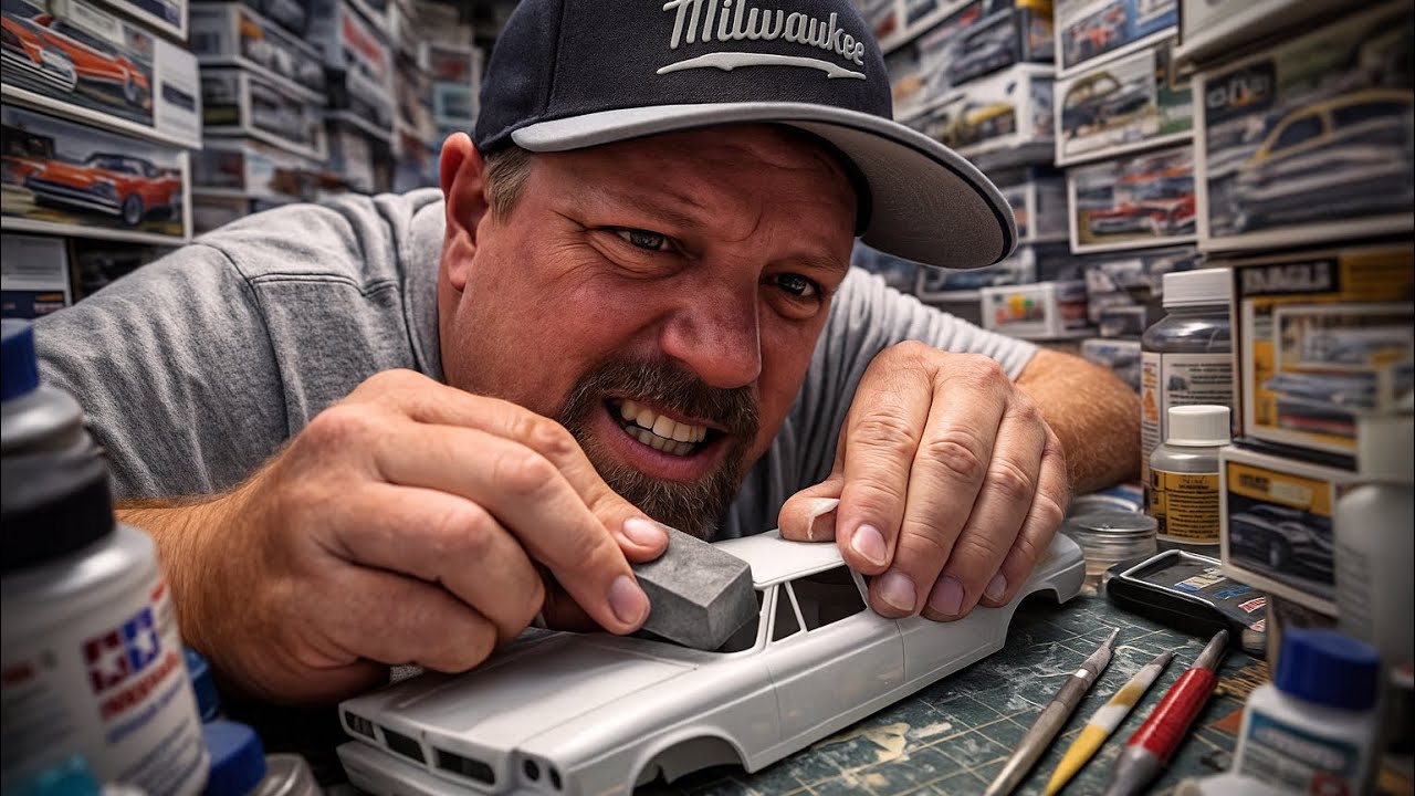 How To Sand In Tight Spaces. (Model Car Techniques) - YouTube