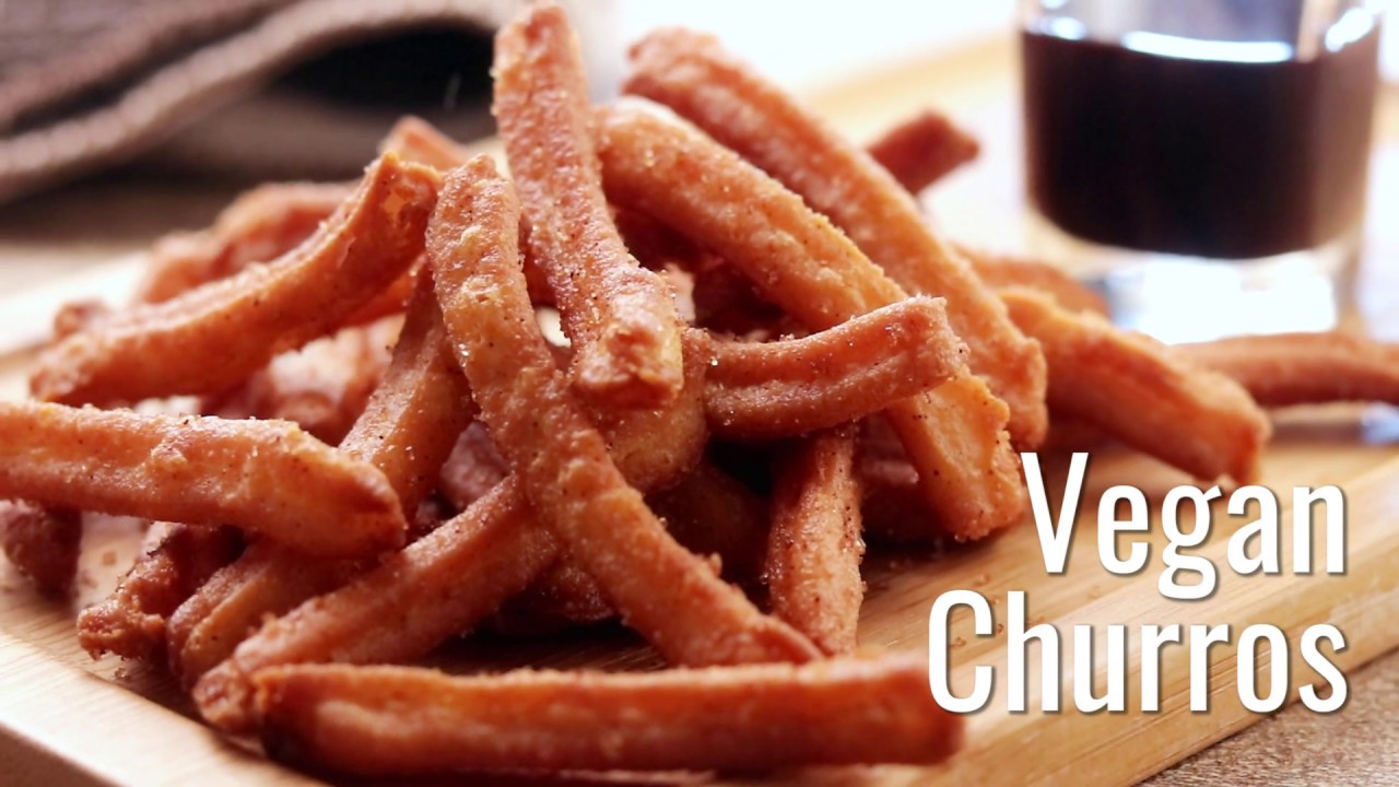 Vegan Churros - A Great Vegan Dessert or Anytime Snack - YouTube