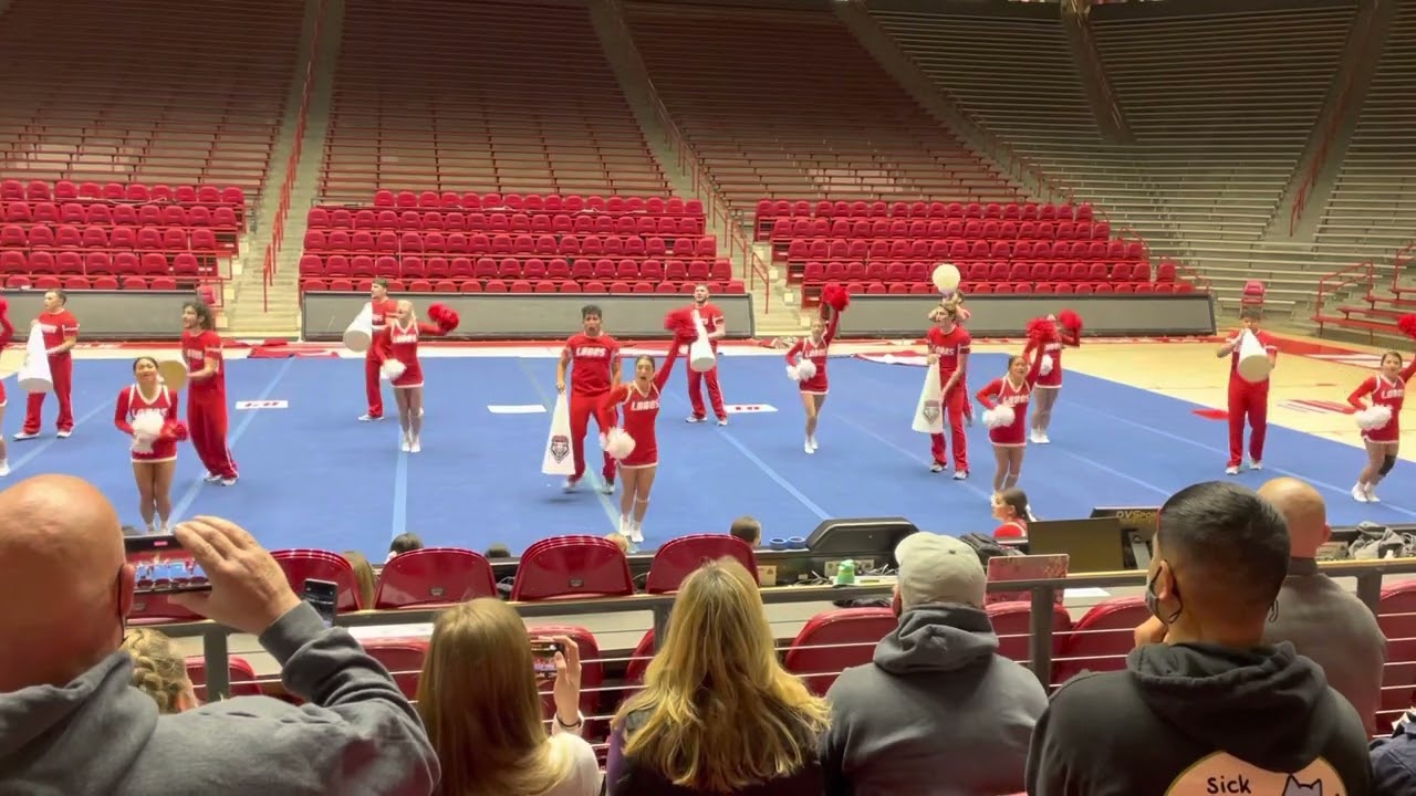 UNM Co-Ed Cheer 2022 National Game Day Routine - YouTube