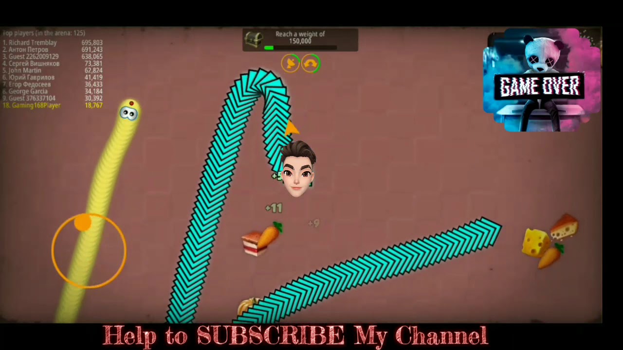 កំពូលអ្នកធ្វើសុី Snake Game Over - YouTube