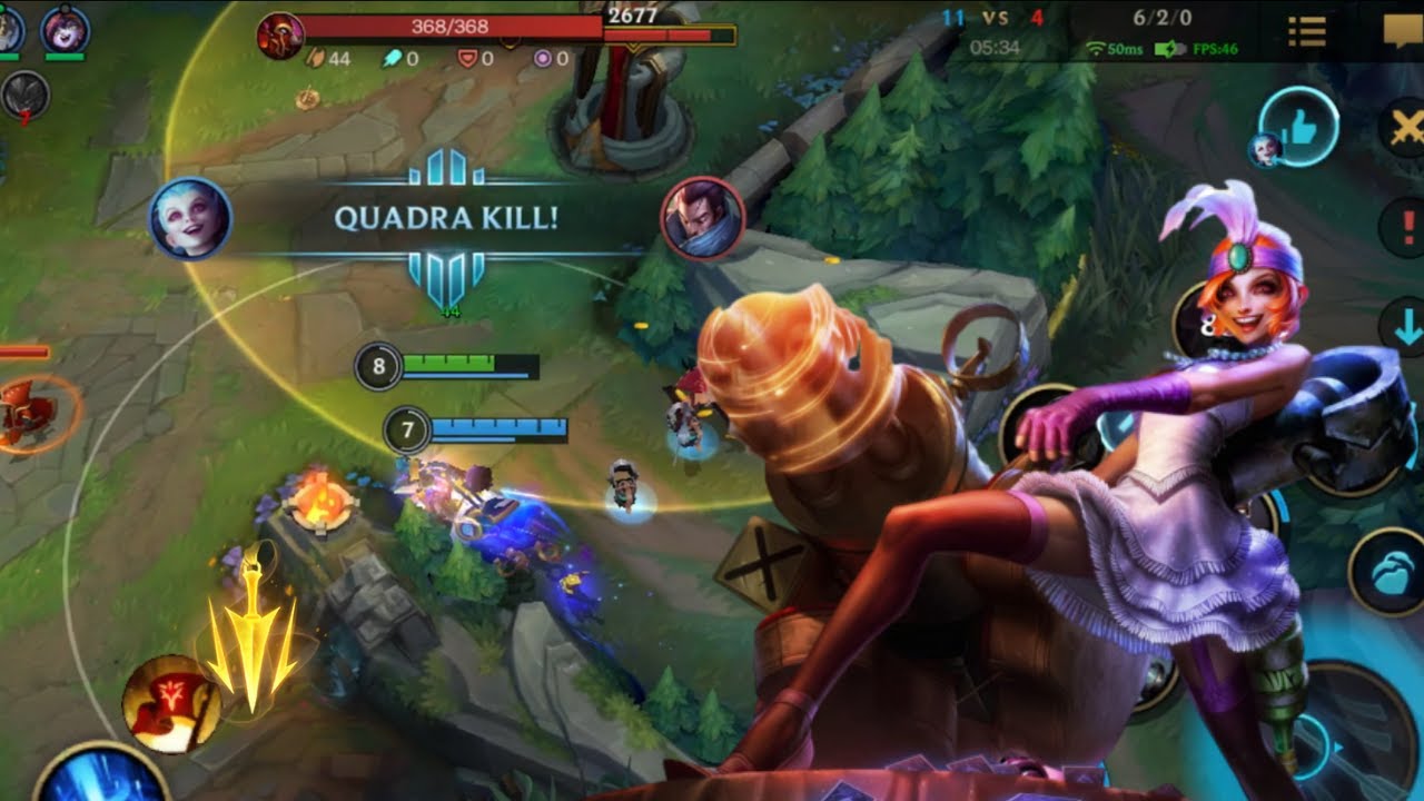 WILD RIFT - JINX LETHAL TEMPO SUPER FAST ATTACK SPEED SO BROKEN! | 빠르고 ...