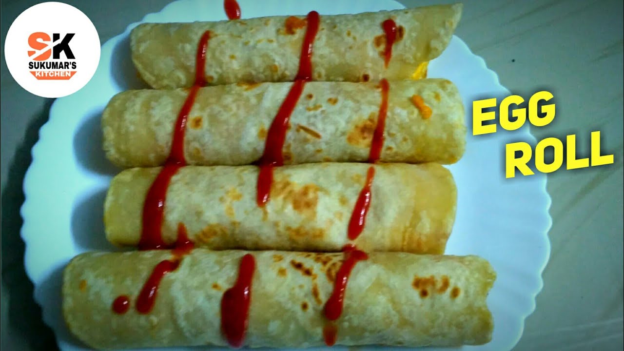 Egg roll recipe in bengali at home || very easy egg roll anyone can ...