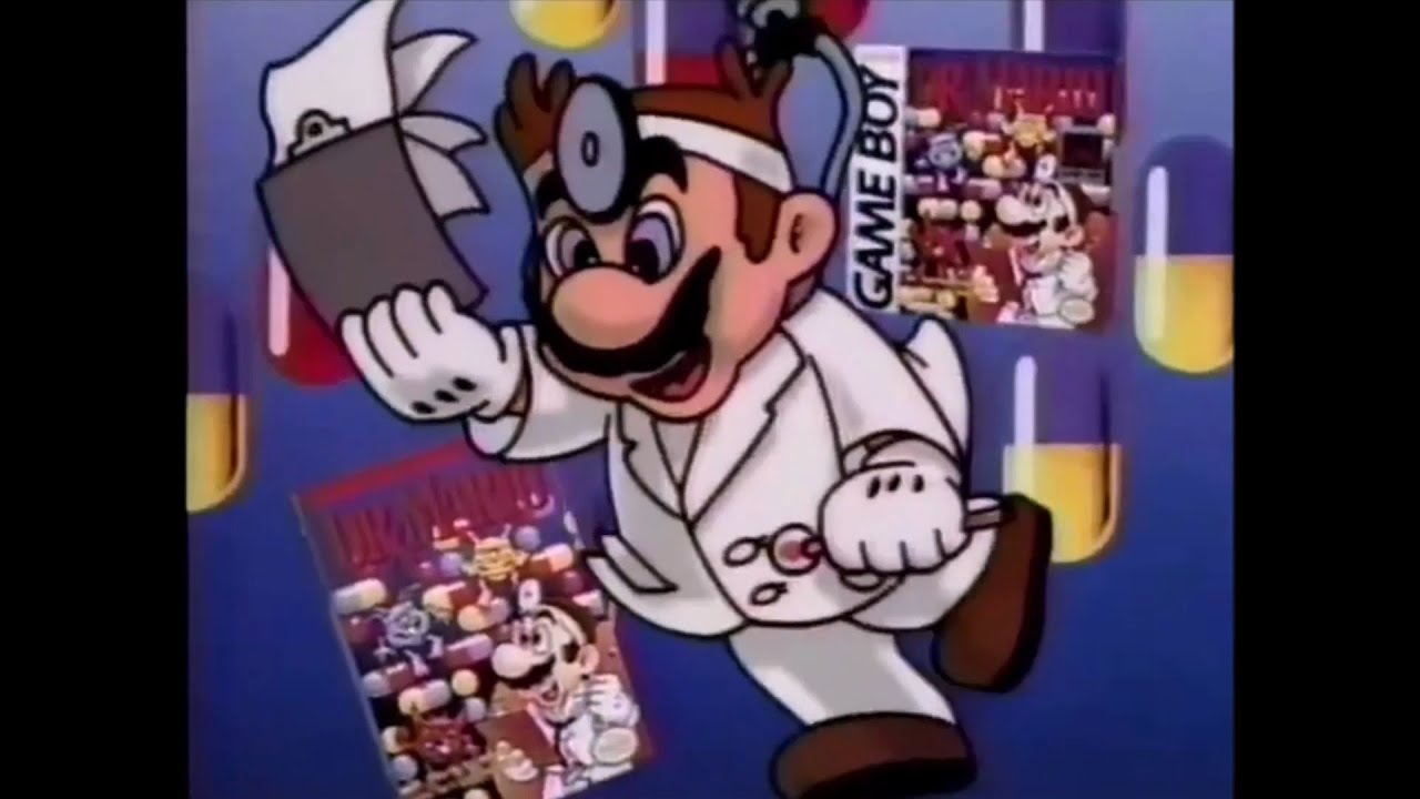 1990 Dr Mario Game Boy NES Commercial - YouTube