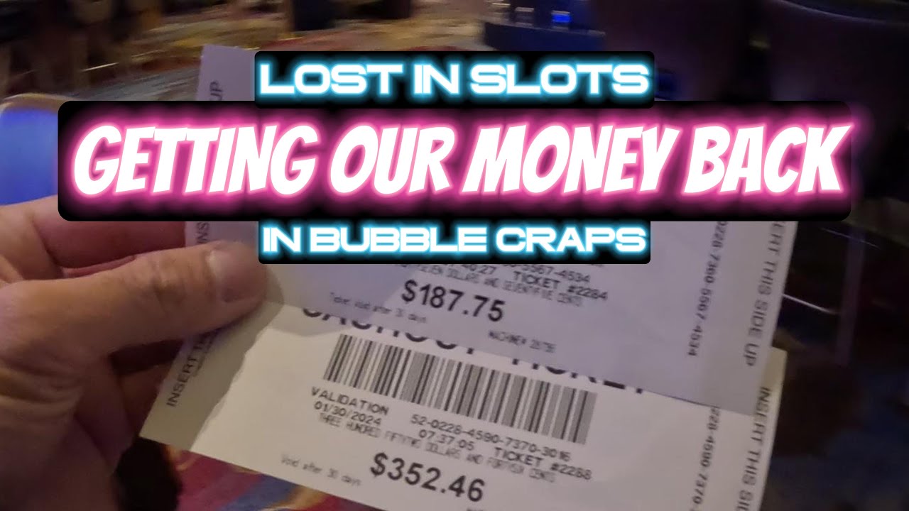 Lost money in SLOT MACHINES, win it back in BUBBLE CRAPS #bubblecraps # ...