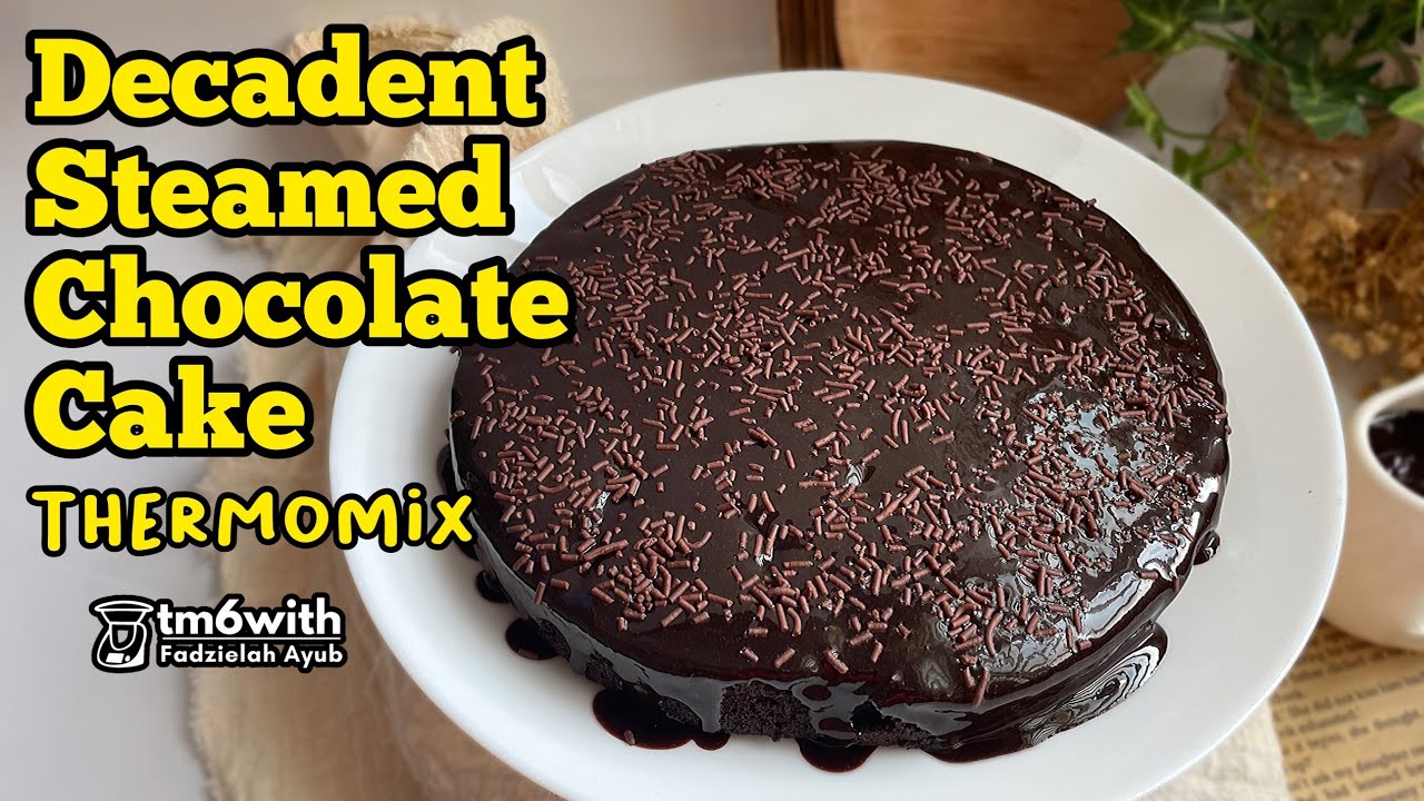 TM6: DECADENT STEAMED CHOCOLATE CAKE WITH GANACHE COOKIDOO/ KEK COKLAT ...