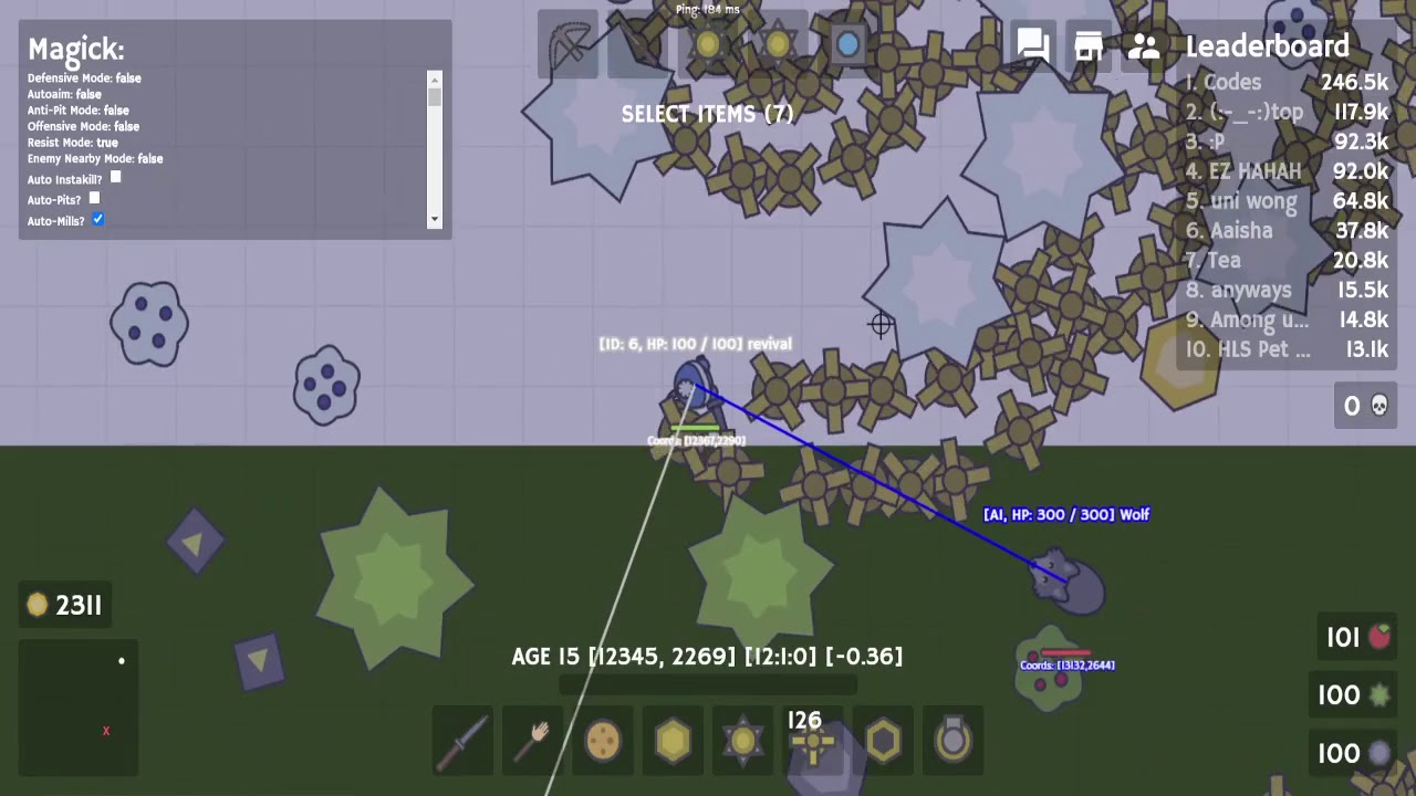 MooMoo.io: HACK FEATURE SHOWCASE - WINDMILL COUNTER! LIVE WINDMILL ...