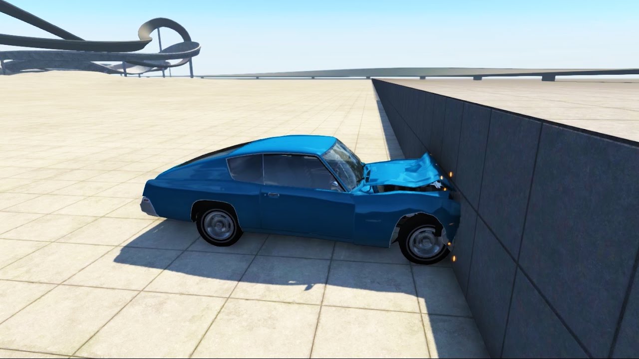 BeamNG drive - Muscle Car Crash Testing - YouTube