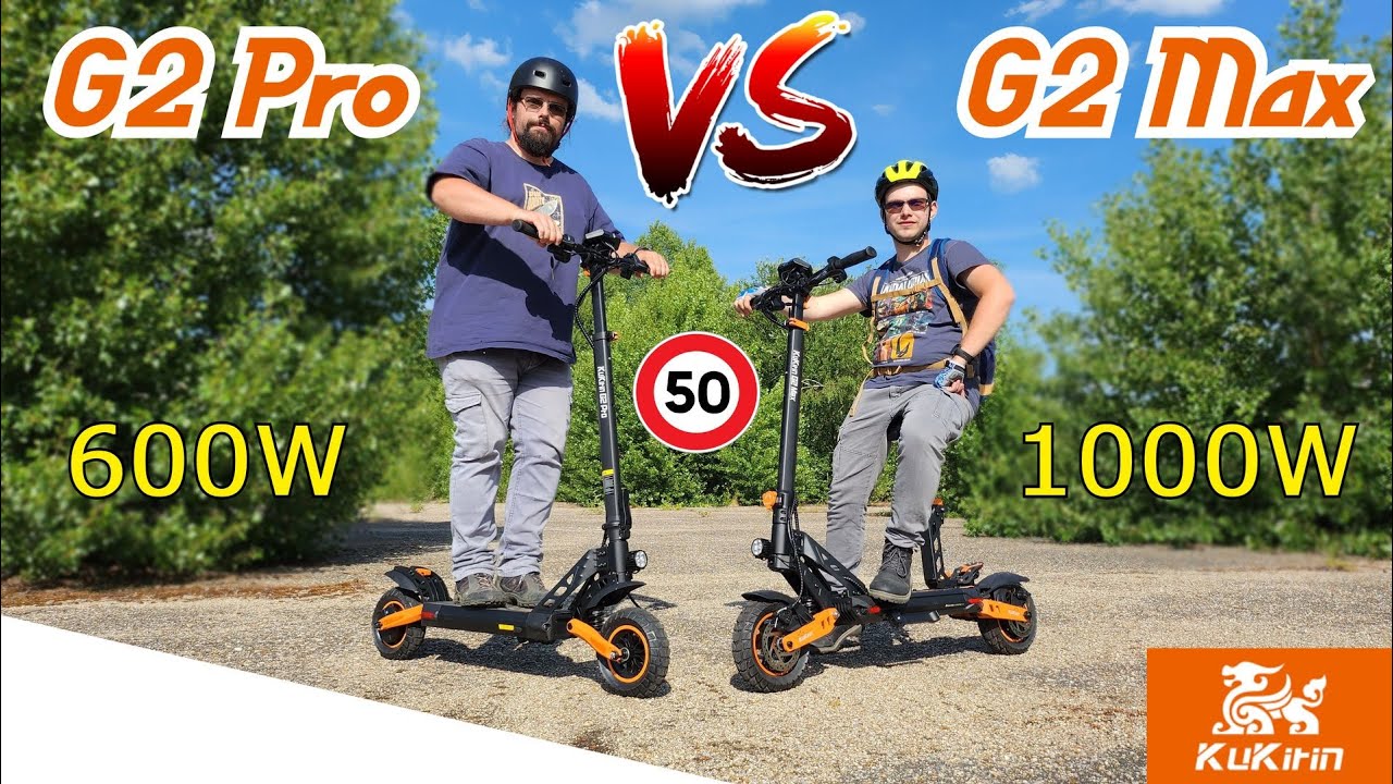 ON POUSSE CES TROTTINETTES À LEUR MAXIMUM 🛴 "KuKirin G2 Pro et G2 Max ...