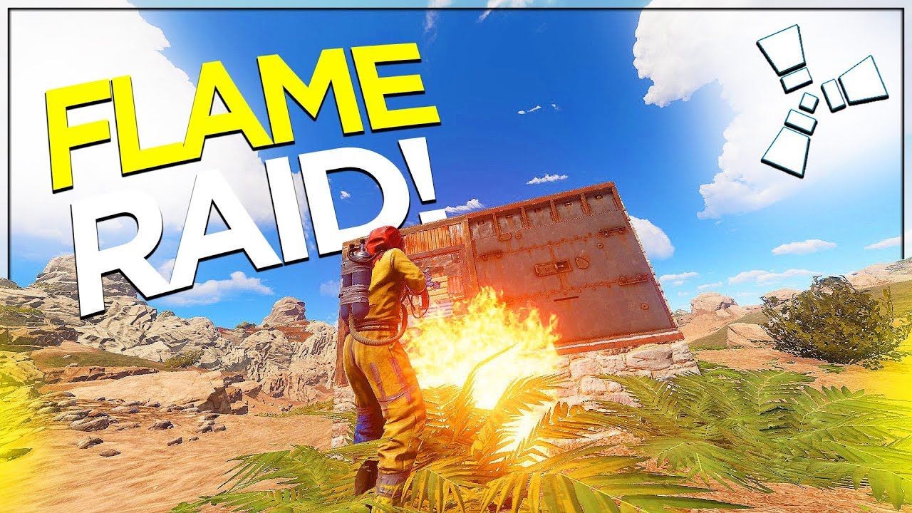Our first FLAME RAID in a few months.. (SOLO VANILLA RUST #11 S51 ...