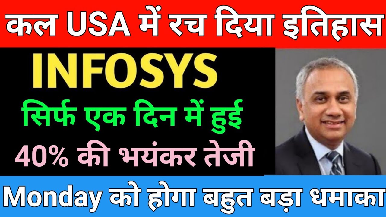 INFOSYS LATEST NEWS | INFOSYS NEWS TODAY | Market support - YouTube