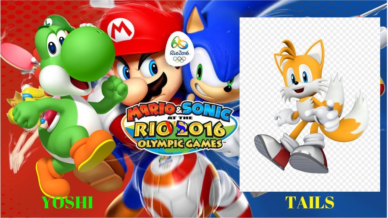 TAILS VS YOSHI M&S AT THE RIO 2016 OLYMPIC GAMES - YouTube