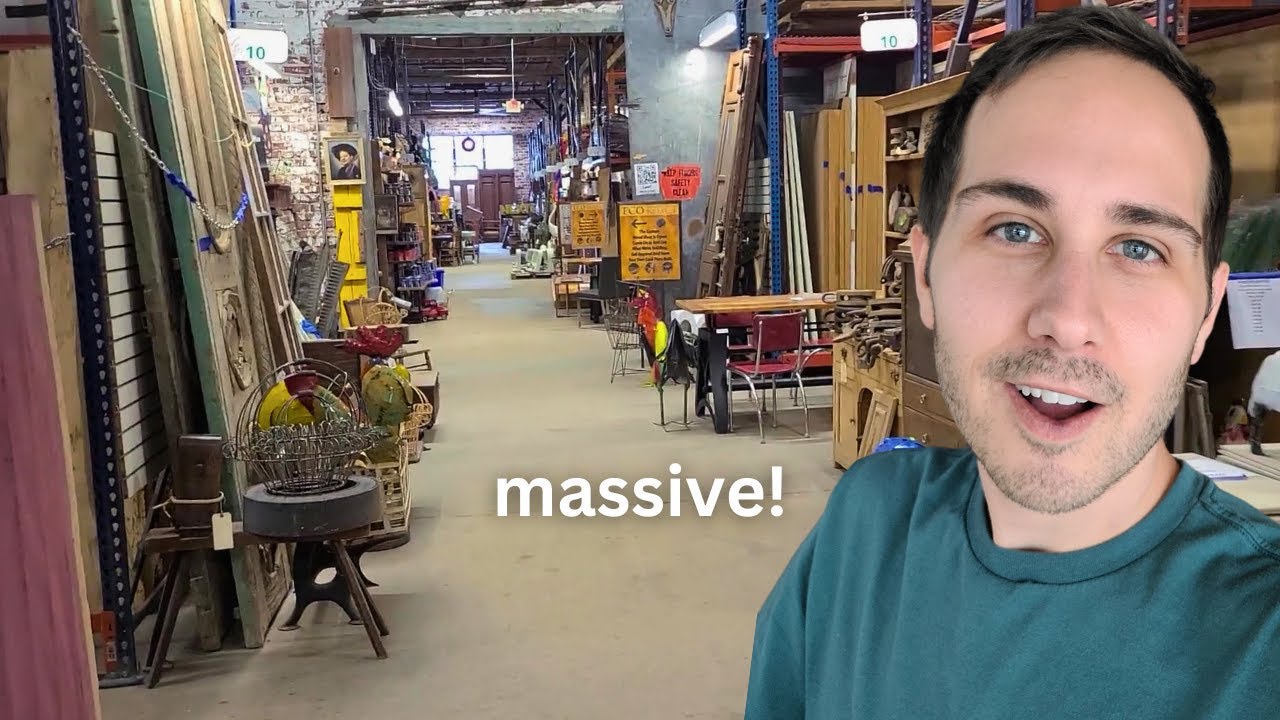 We Shopped an Architectual Salvage Shop! Impressive! - YouTube