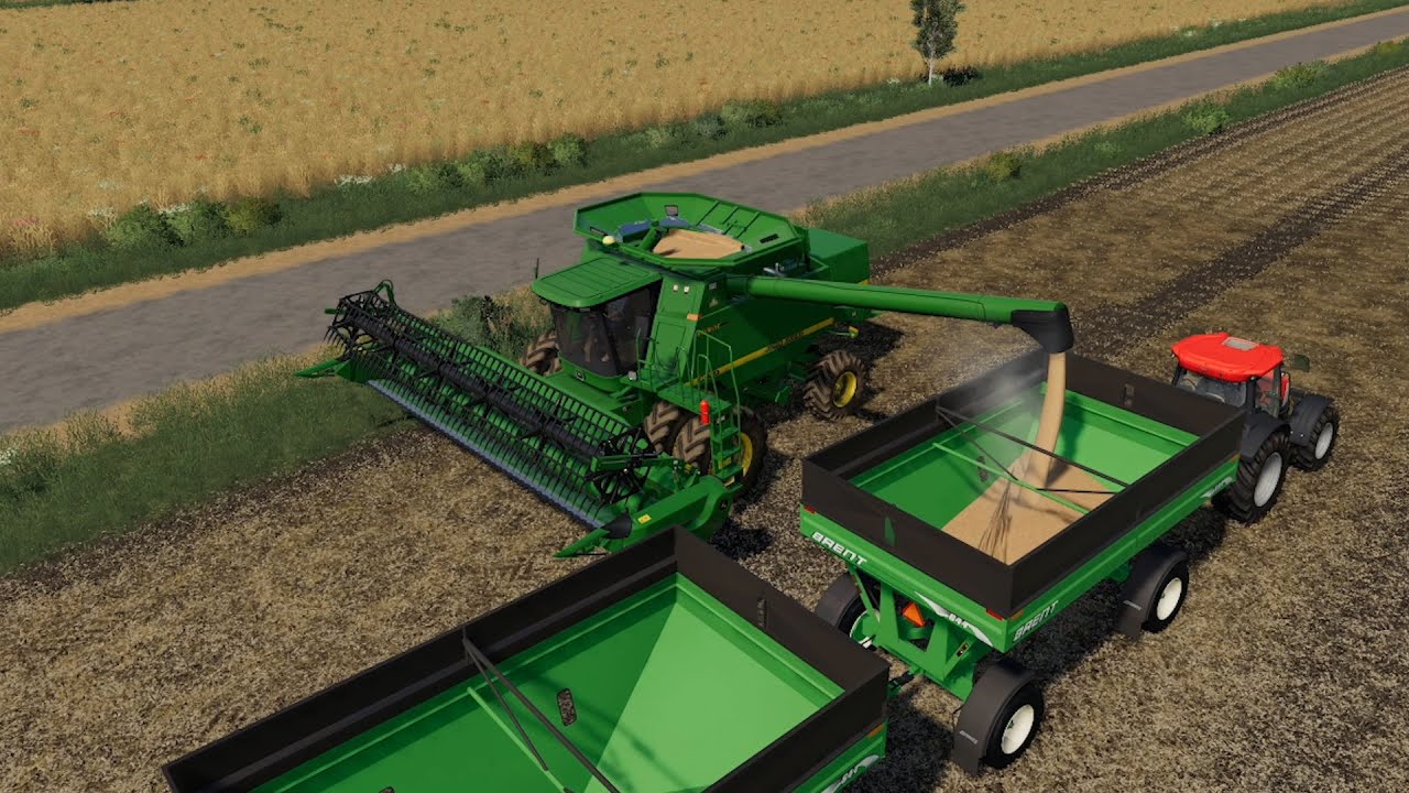 Farmersburg Ep#14 | Harvest | FS19 Timelapse | Farming Simulator 19 ...