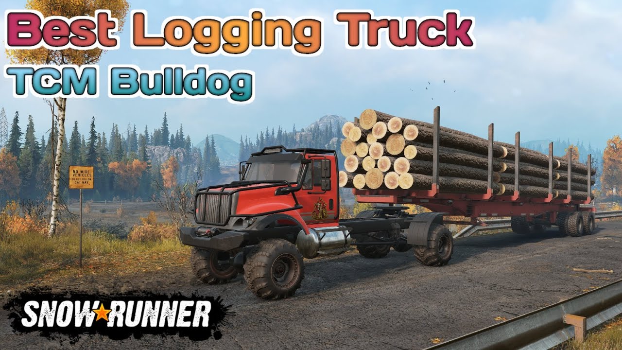 Best Logging Truck TCM Bulldog In SnowRunner Season 12 @TIKUS19 - YouTube