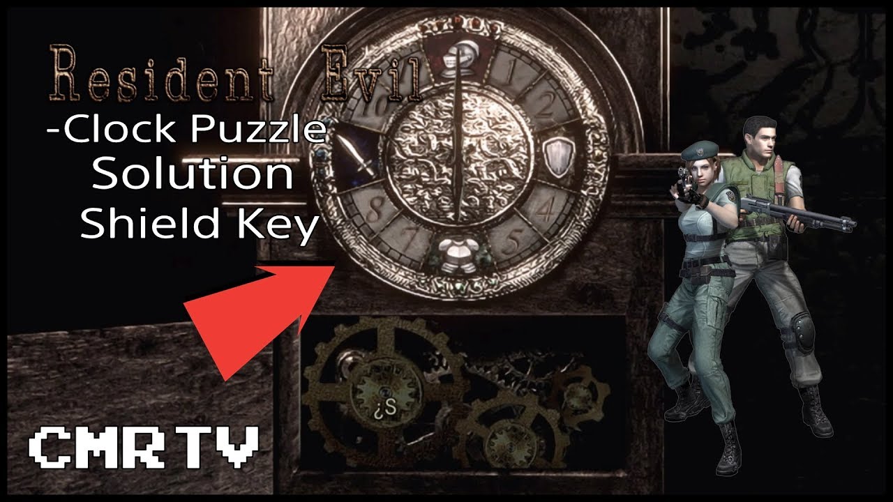 Resident Evil Remake - Puzzle del Reloj (Clock Puzzle) Español - YouTube