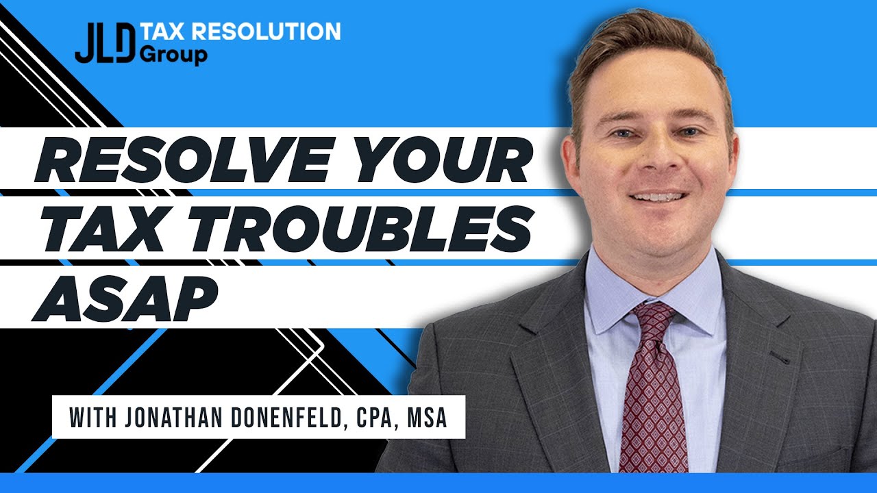 Resolve Your Tax Troubles ASAP - YouTube