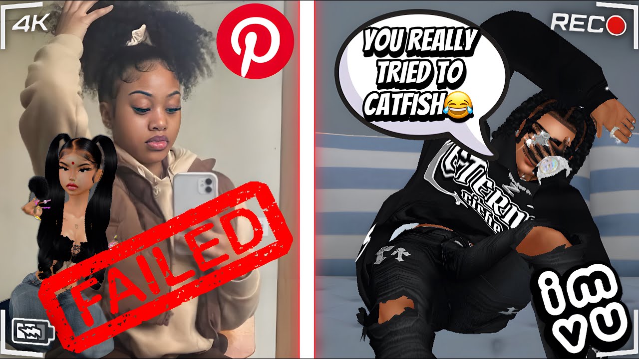 THIS IMVU CATFISH GOT CAUGHT USING PINTEREST PHOTOS - YouTube