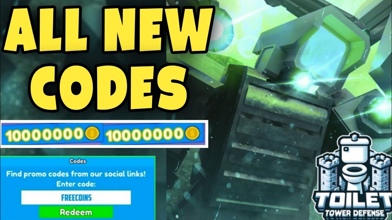 *New* Toilet Tower Defense Codes In December 2023 - Codes For Toilet ...