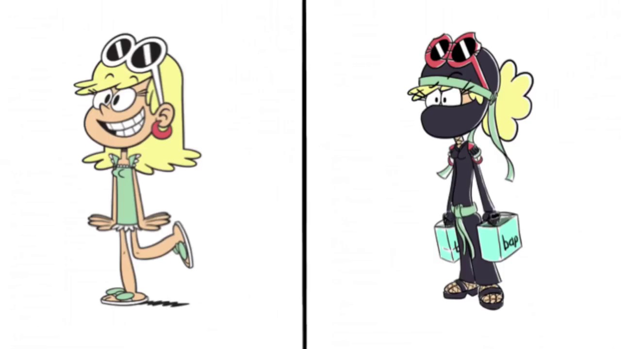 The Loud House Characters As Ninja - YouTube