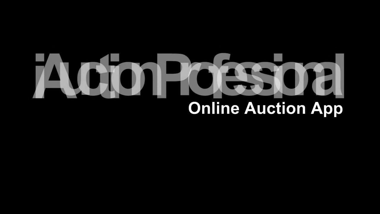 iAuction Professional Online Auction Application - YouTube