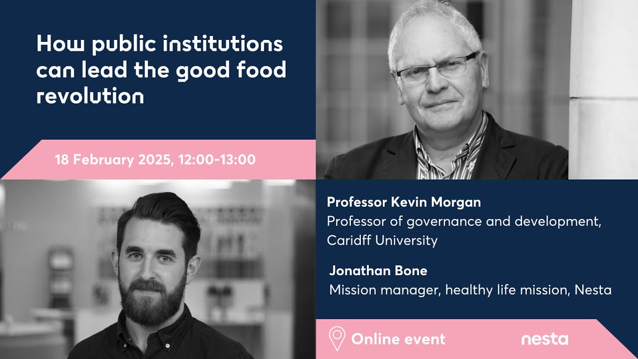 How public institutions can lead the good food revolution - YouTube