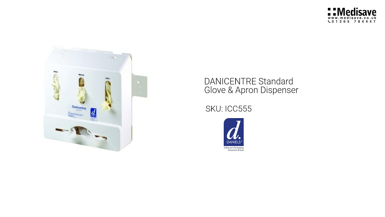 DANICENTRE Standard Glove Apron Dispenser ICC555 - YouTube
