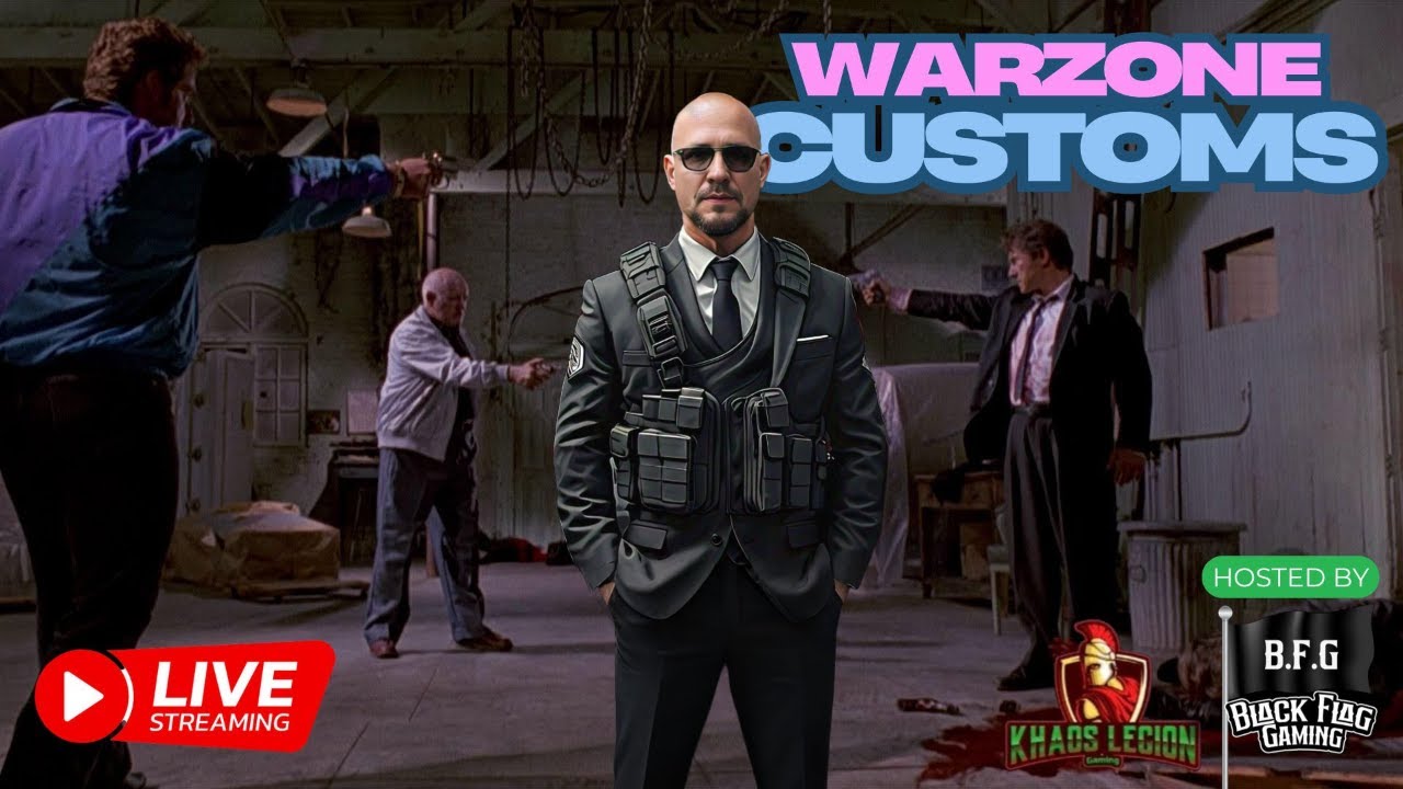 🔴 LIVE - Saturday Night WarZone Customs w/BlackFlag & Khaos Legion Gaming! - YouTube