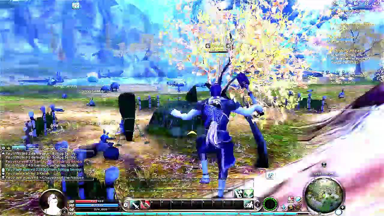 AION MMORPG - Warrior DPS Gameplay - YouTube