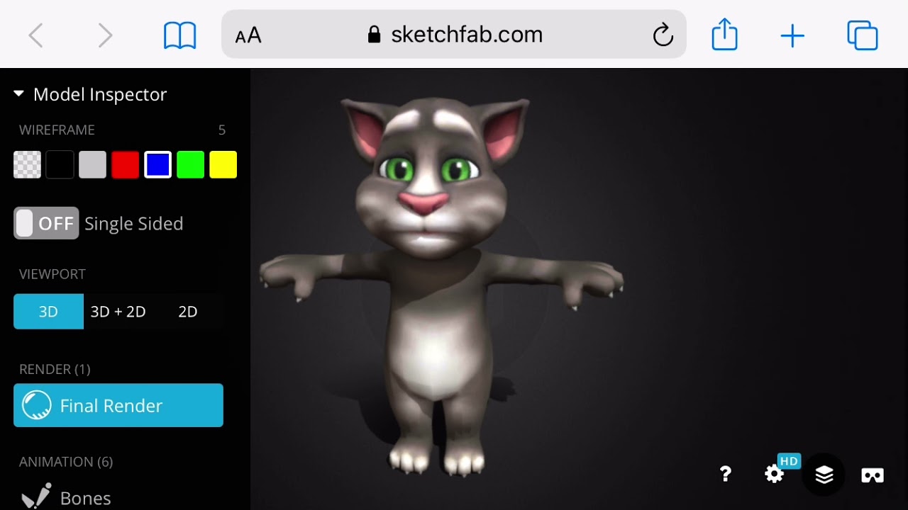 Talking Tom Series 3D Models - YouTube