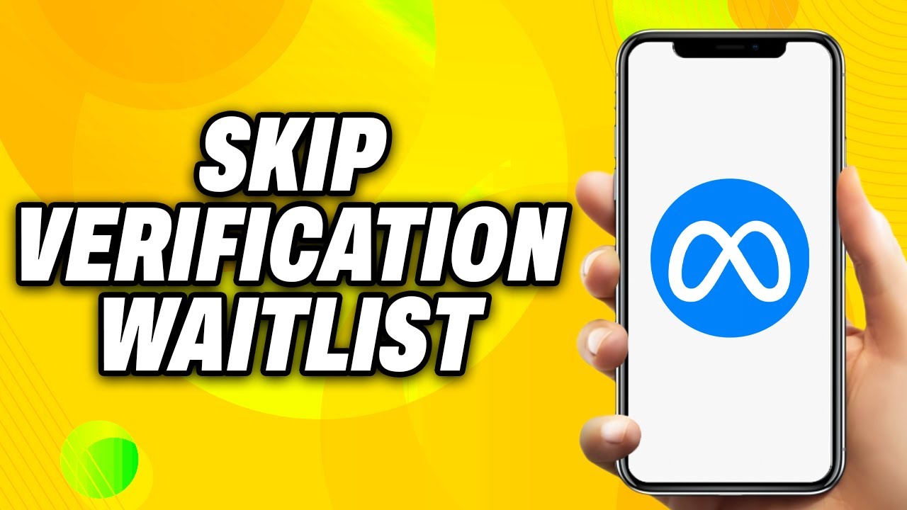 How To Skip Meta Verification Waitlist (2025) - Quick Fix - YouTube